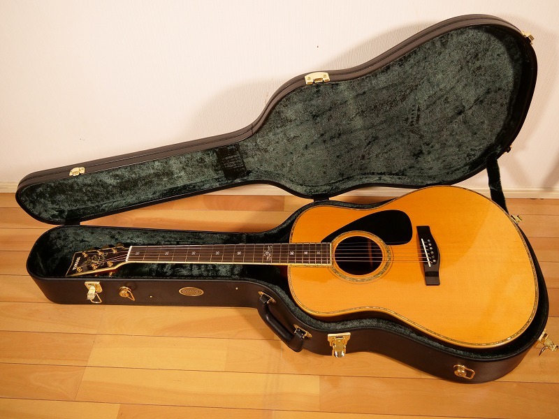 【傷や汚れあり】最高級モデル YAMAHA LL-55D 最高級エゾ松 最高級ハカランダ 全単板 ヤマハ ハードケース付きの落札情報詳細 ...