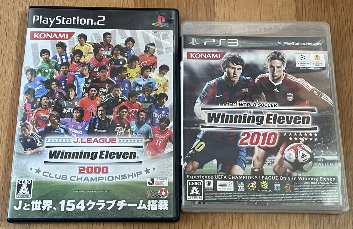 【やや傷や汚れあり】中古(ps2)Jリーグウイニングイレブン2008＆(ps3)ウイニングイレブン2010のセットの落札情報詳細 - Yahoo!オークション落札価格検索 オークフリー