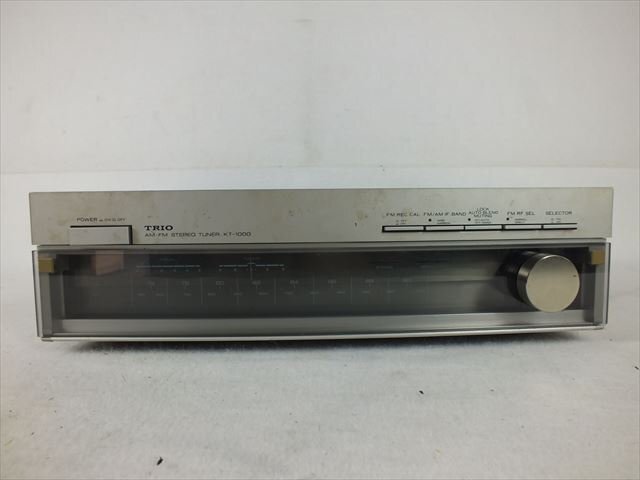 【やや傷や汚れあり】★ TRIO トリオ KT-1000 チューナー FM/AM受信音出しOK 中古 現状品 241001N3811の落札情報詳細 - Yahoo!オークション落札価格検索 ...