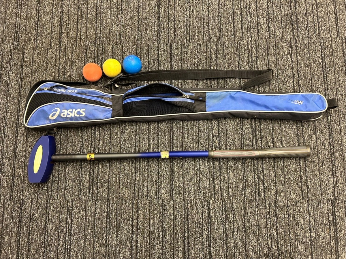 【やや傷や汚れあり】A2 asics アシックス TF-102 グランドゴルフ ターゲットフェイスクラブ ソフトケース付き 全長約84㎝ 現状品の落札情報詳細 - Yahoo!オークション落札 ...