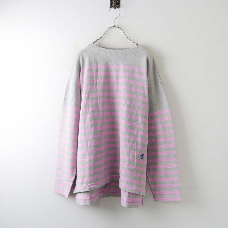 【目立った傷や汚れなし】フォーティーファイブアール 45R 45rpm バスク縞の908Tシャツ 3/グレー ピンク トップス プルオーバー カットソー【2400014114072】の落札情報 ...