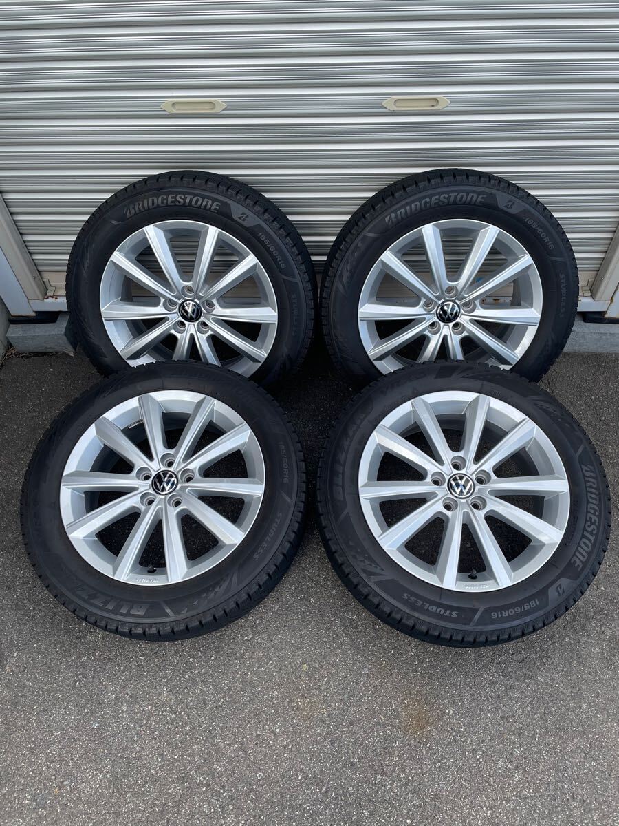 【未使用】フォルクスワーゲン/VW純正 アルミホイール+BSスタットレス VRX3 185/60R16 4本セット AW/ポロ/POLO 美品です！の落札情報詳細 - Yahoo!オークション ...