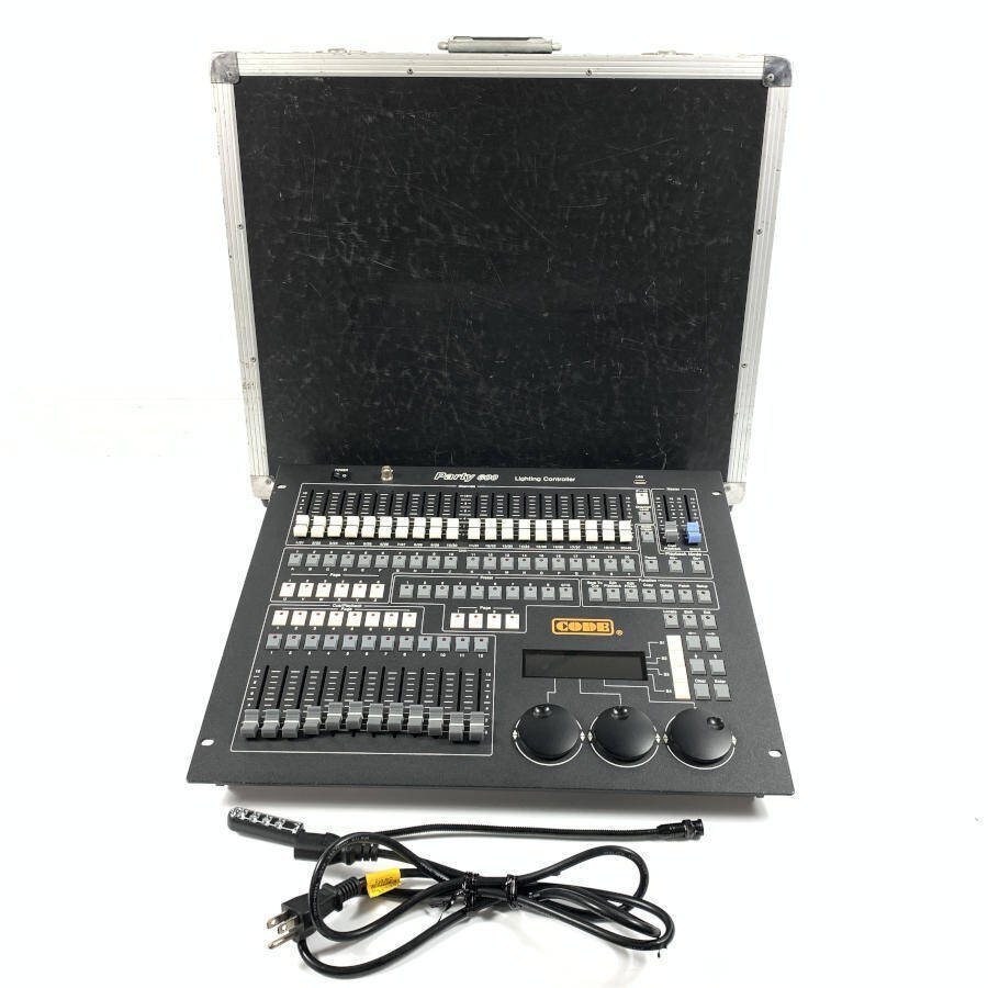 【傷や汚れあり】CODE PARTY-600 ライトコントローラー ライティングコンソール [ディスプレイ表示画像あり] 電源コード/LEDランプ/他付★簡易検査品【TB】の落札情報詳細 ...