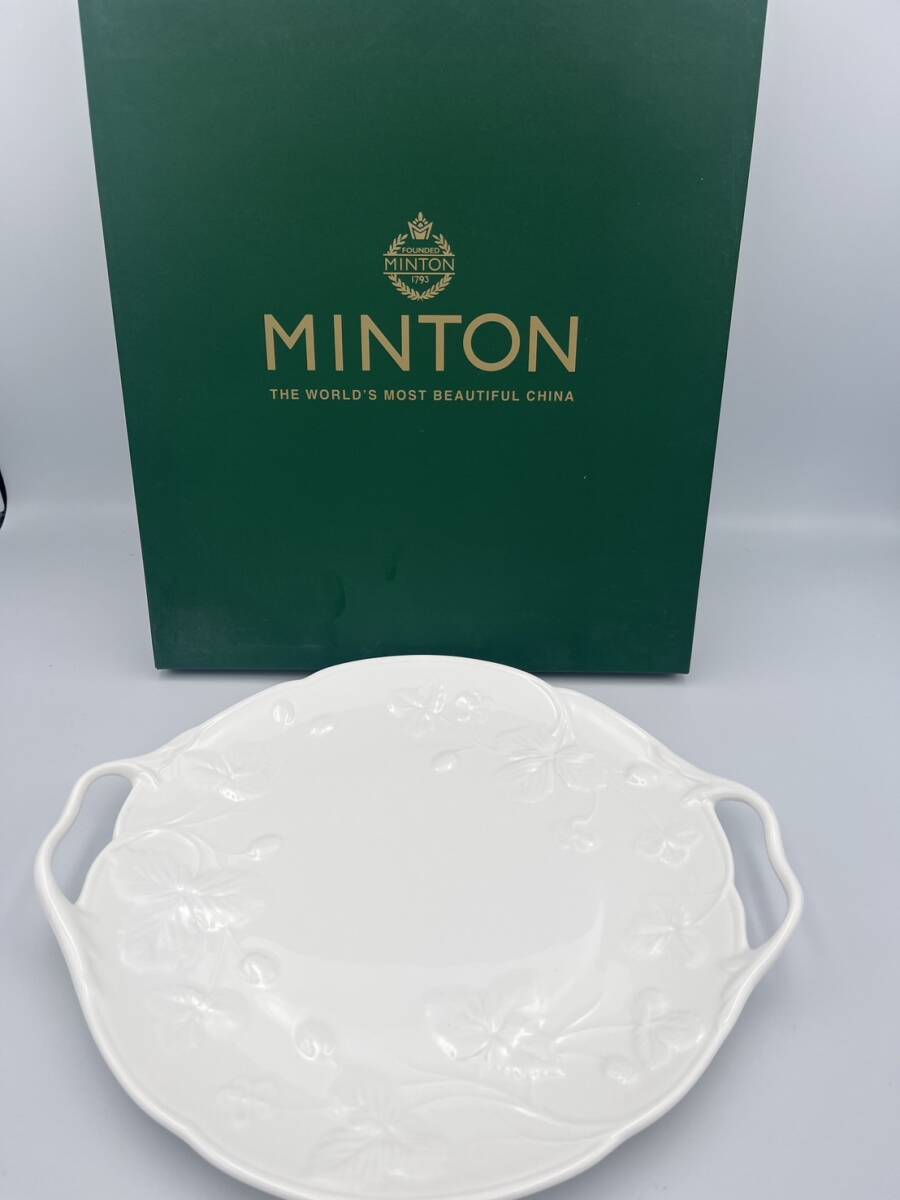 【新品】【O-8121】未使用 MINTON ミントン VICTORIA STRAWBERRY ヴィクトリアストロベリー プレート 箱付き【千 ...