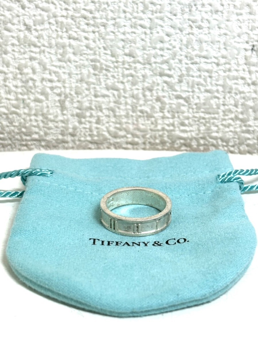 【やや傷や汚れあり】TIFFANY&Co. ティファニー アトラス リング 1995 SV925 約19号 5.4g シルバーリング 保存袋付きの落札情報詳細 - Yahoo!オークション落札 ...