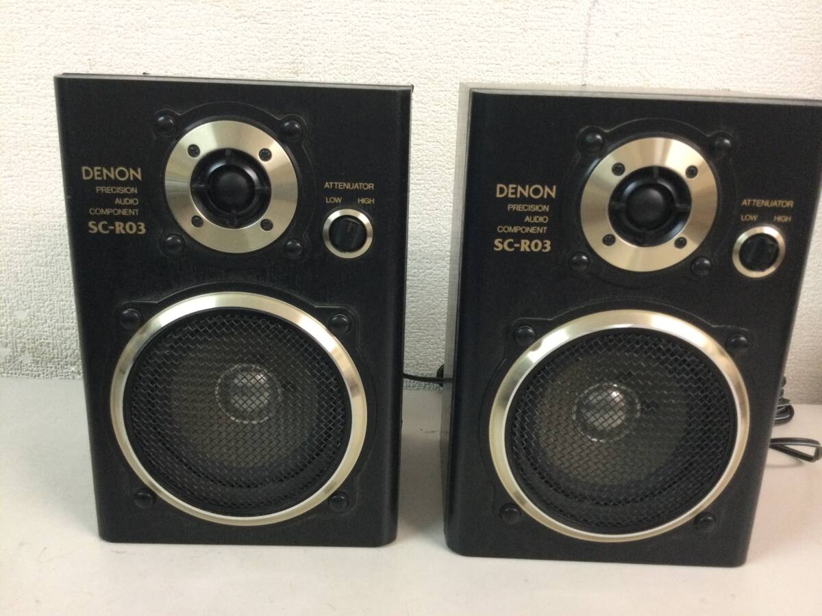 【傷や汚れあり】DENON スピーカー SC-R03 デノン / 音出しOK 小型 コンパクト 左右 ペア セットの落札情報詳細 - Yahoo!オークション落札価格検索 オークフリー