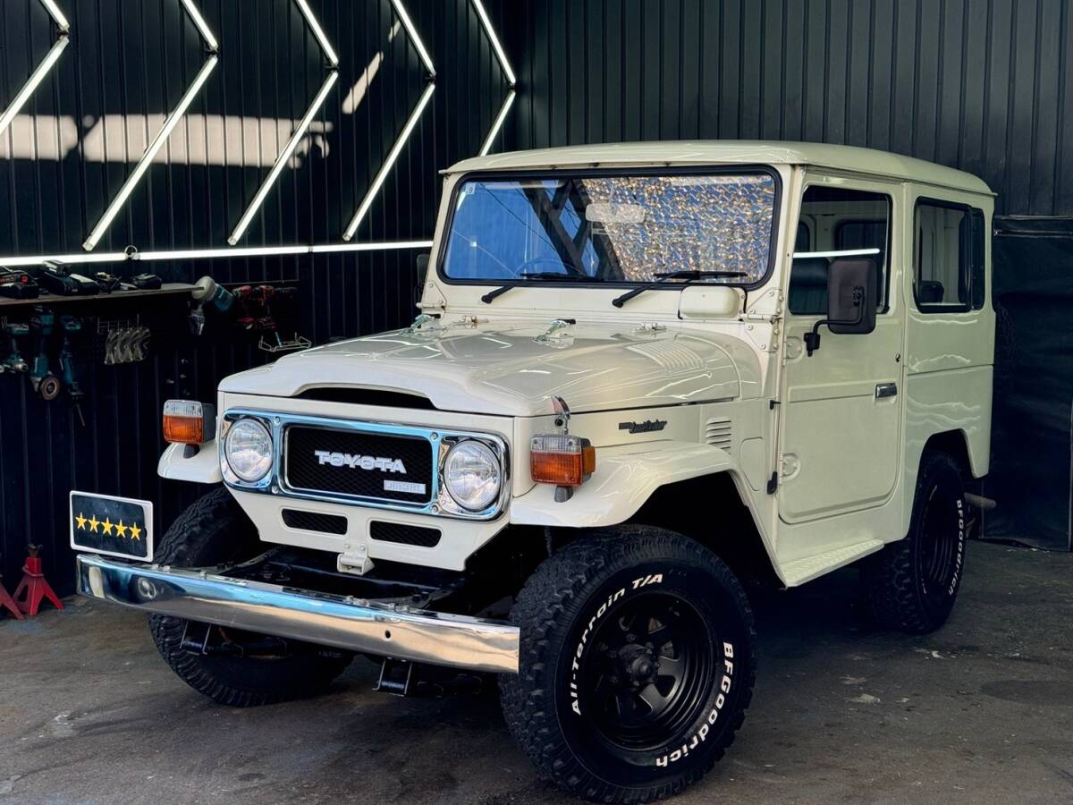 【走行距離 92,000 km】トヨタ TOYOTA ランドクルーザー 40 BJ41V 昭和55年式 ディーゼル 4速MT 2ドア 4WD シート張替え 旧車 名車 ランクル40の落札情報 ...