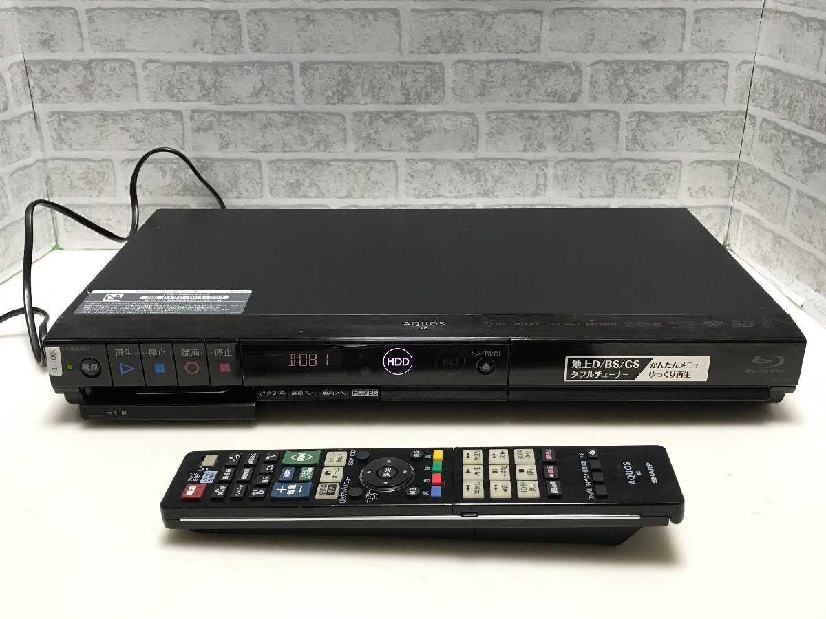 【傷や汚れあり】SHARP BDレコーダー BD-HW51 中古品1-1006の落札情報詳細 - Yahoo!オークション落札価格検索 オークフリー