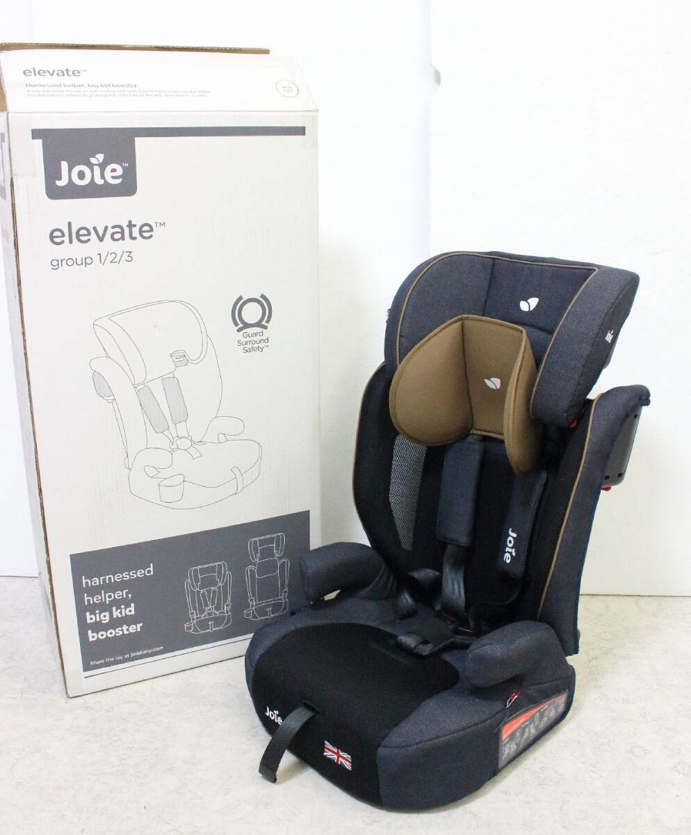 【やや傷や汚れあり】 Joie チャイルドシート エレベート デニム 38917 MOF09228 ジュニアシート 体重9～36kg elevate カトージ フルカバークッションの落札情報 ...