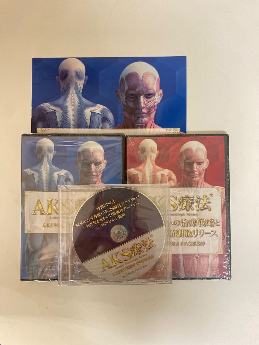 【未使用に近い】ディスク未開封★フルセット!整体DVD【AKS療法 腰下肢痛への治療戦略と梨状筋の筋細胞リリース】山内義弘★手技DVD 整骨 ...