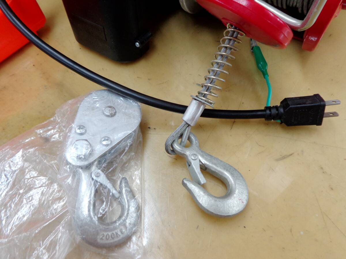 【目立った傷や汚れなし】C24★電動ホイスト HGS-B MICRO ELECTRIC ROPE HOIST 100V 100kg 最大200kg★ほぼ未使用の落札情報詳細 - Yahoo ...