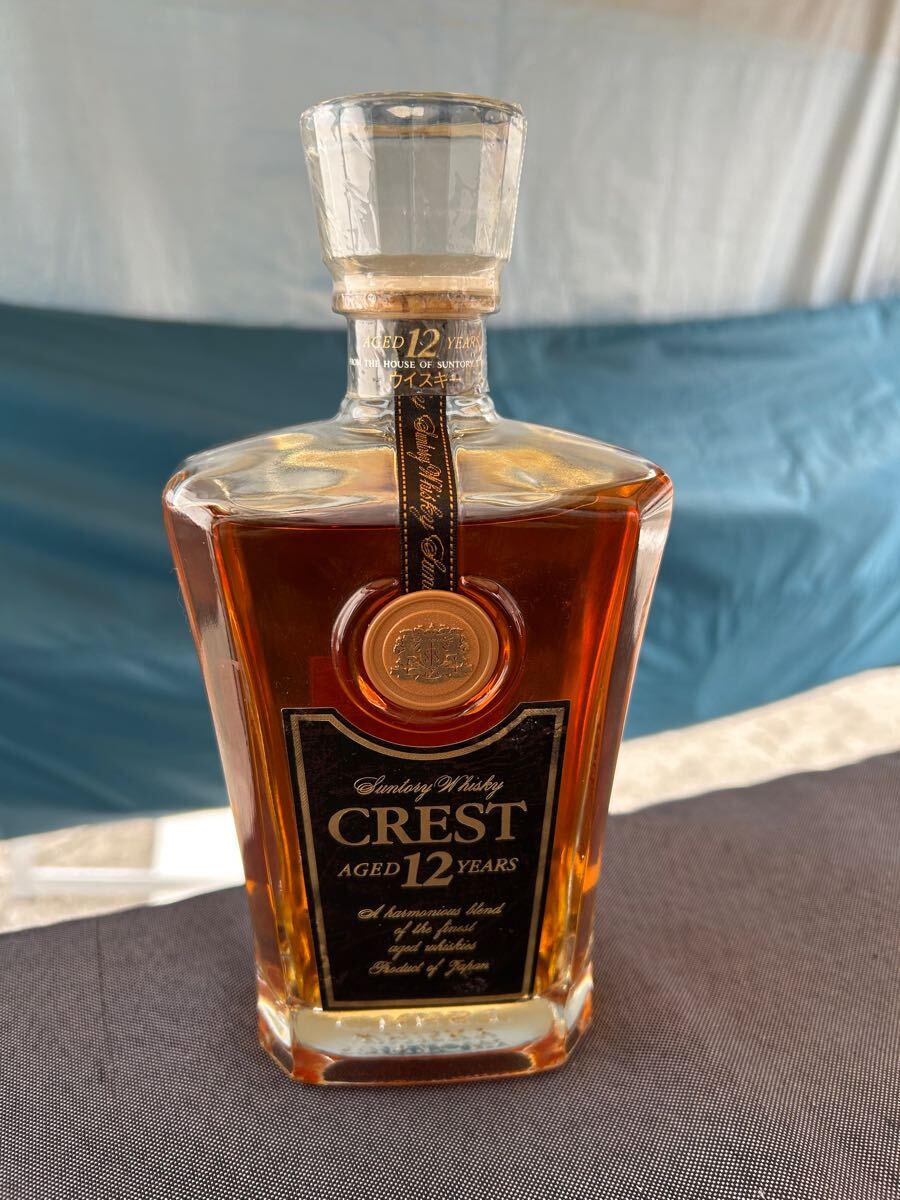【未使用】古酒 サントリー クレスト SUNTORY CREST 12年 ウイスキー 700ml 43% 未開封品の落札情報詳細 - Yahoo!オークション落札価格検索 オークフリー