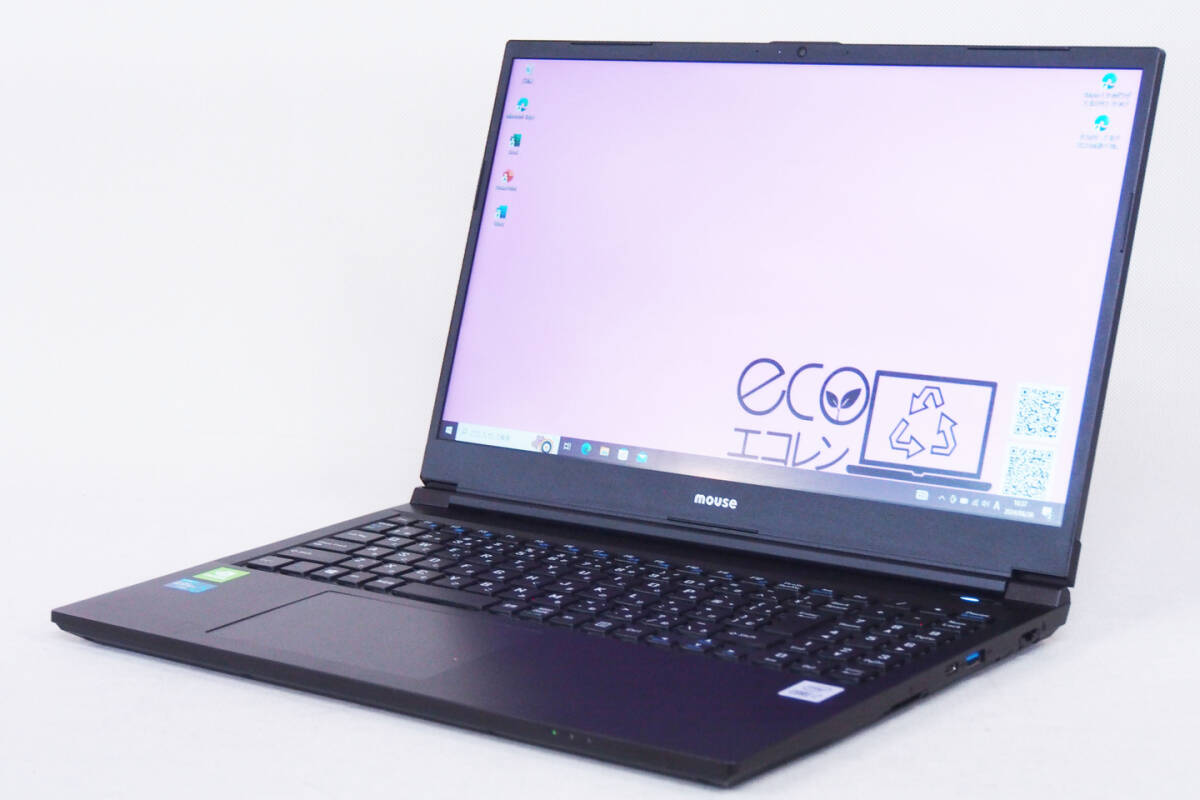 【目立った傷や汚れなし】【1円～】バッテリー良好 高性能CPU GeForce MX 350 大画面 軽量スリム筐体 SSD1TB mouse ...