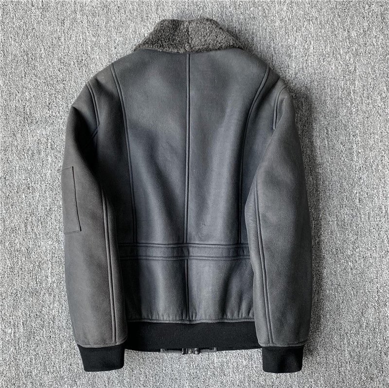 【未使用】最高級 新品DCKMANY メンズ リアルムートン コート 一枚の毛皮 本革 羊革 肉厚 防寒 ユーズド加工 レザージャケット/灰D8069-XLの落札情報詳細 - Yahoo ...