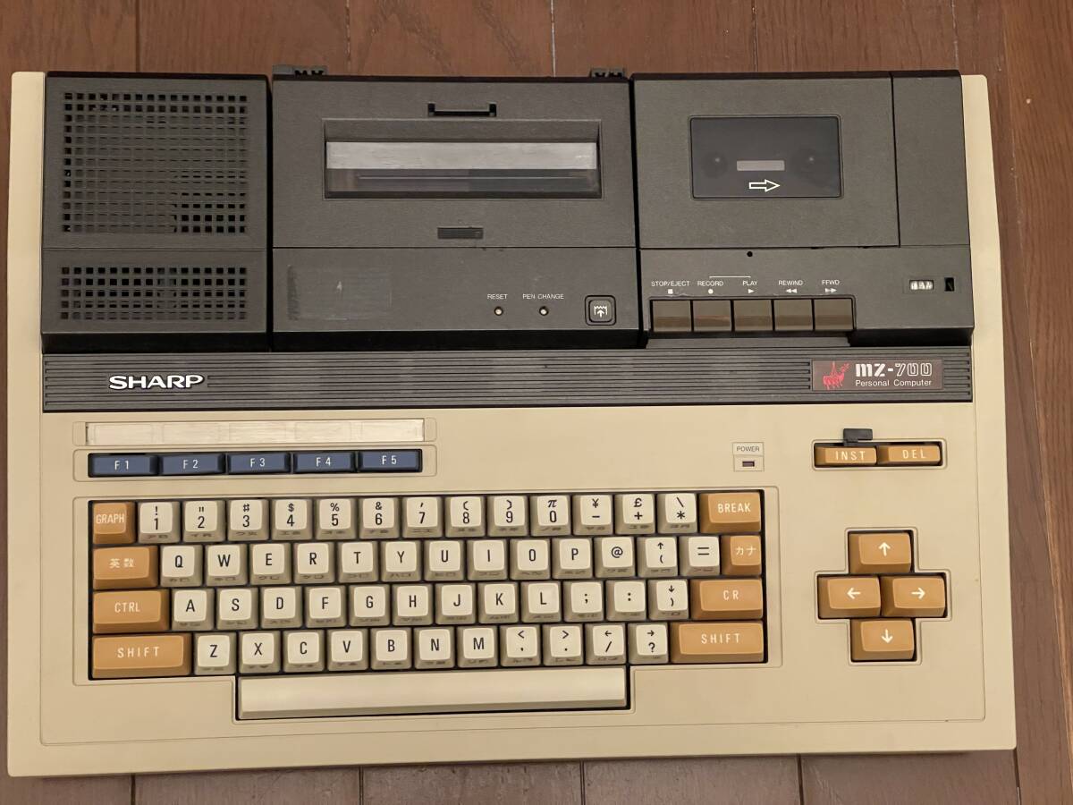【全体的に状態が悪い】シャープ MZ-700 MZ-731 SHARP 動作確認済 テープ不動 ジャンク品 レトロパソコン パーソナルコンピューターの落札情報詳細 - Yahoo!オークション ...