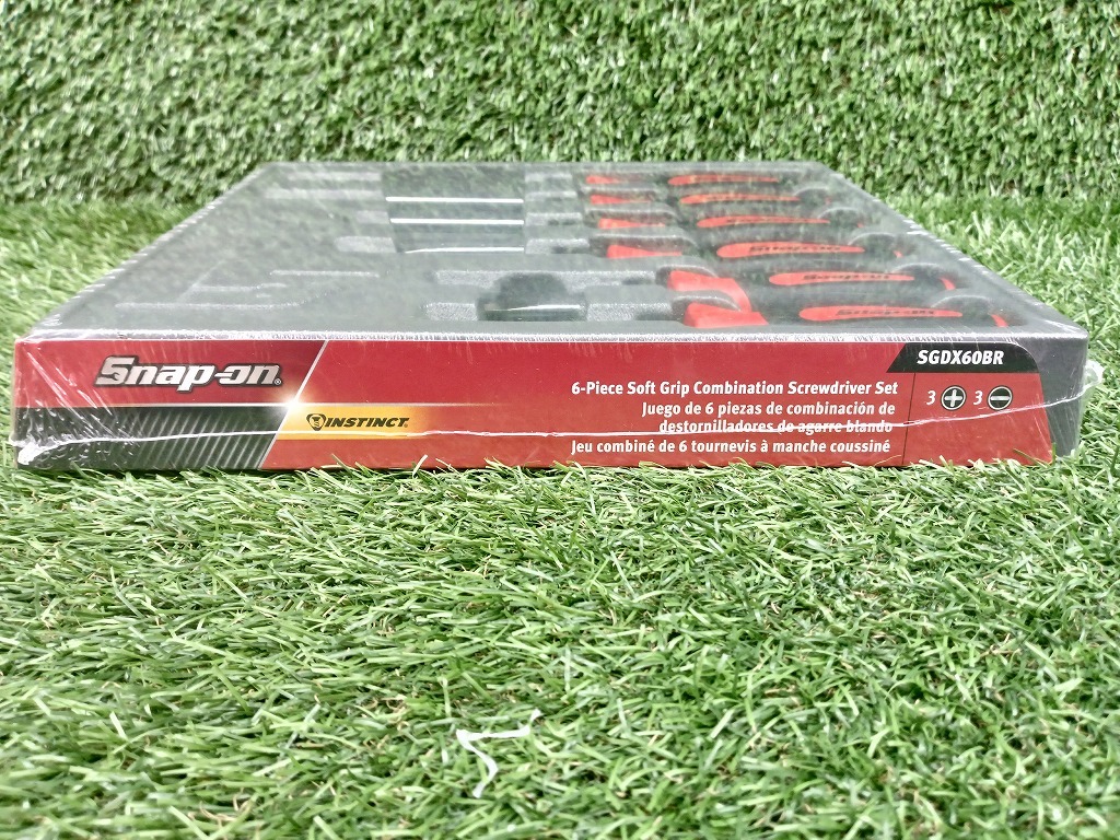 【未使用】未使用 Snap-on スナップオン ソフトグリップ ドライバー セット プラス マイナス 6pcs SGDX60BRの落札情報詳細 ...