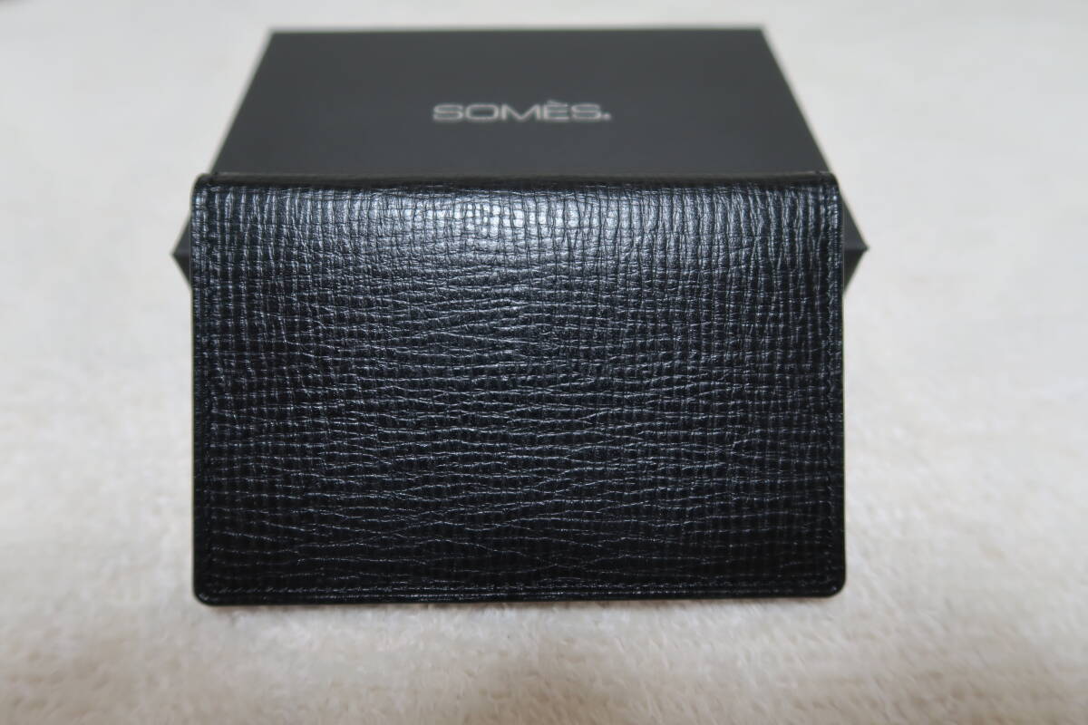 【やや傷や汚れあり】【送料無料】 ソメスサドル SOMES オクサー 名刺入れ OX-03 カードケース ブラック 黒 日本製 牛革 エンボスレザー 美品の落札情報詳細 - Yahoo ...