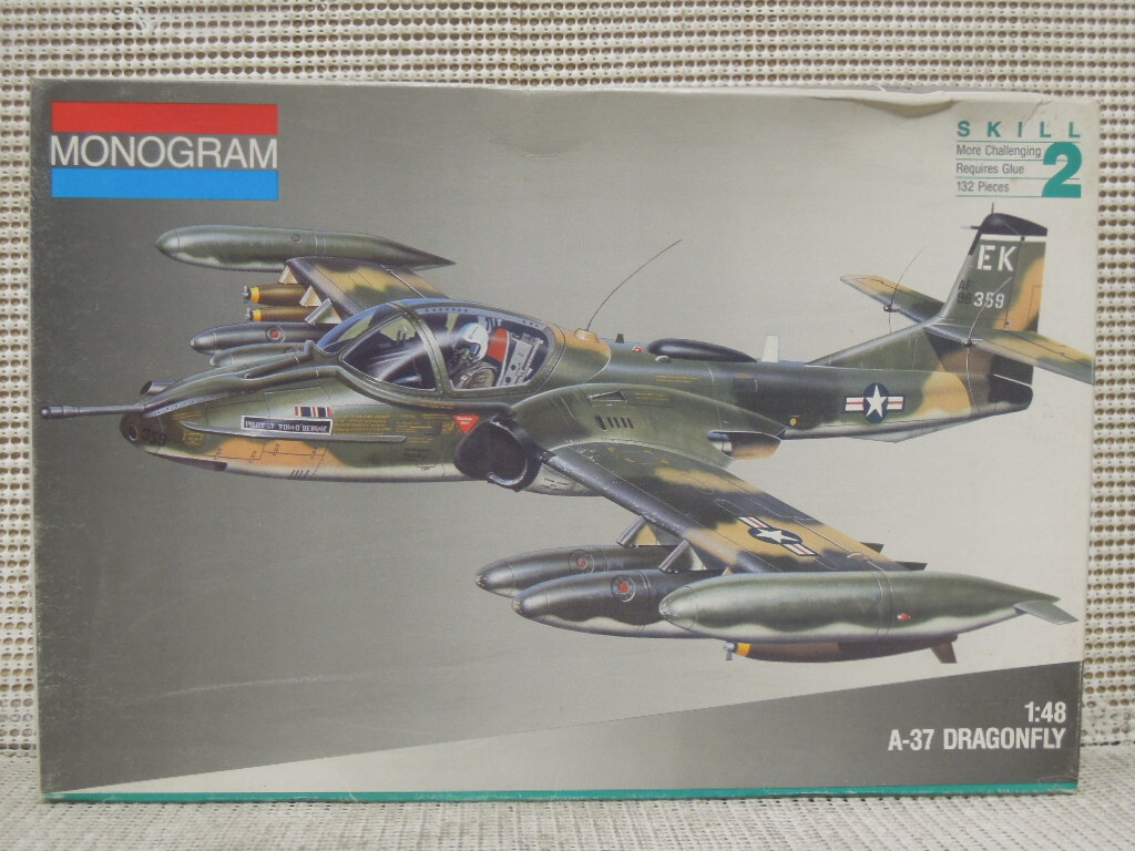 【未使用に近い】PL415 未組立 MONOGRAM 1/48 A-37 DRAGONFLY ドラゴンフライ アメリカ空軍 モノグラムの落札 ...