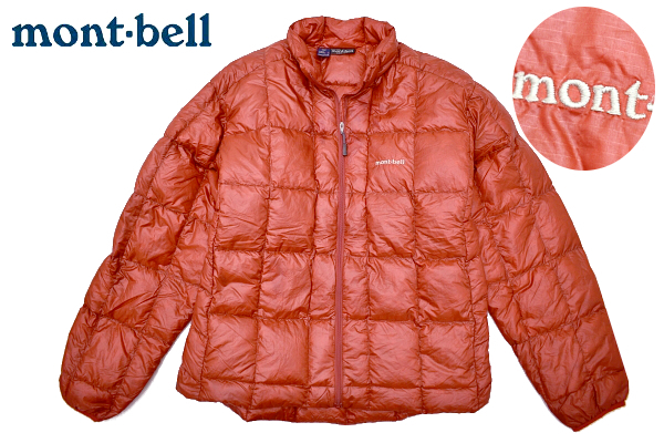 【目立った傷や汚れなし】A-4821★mont-bell モンベル 1101344★レッド赤色 軽い着心地 バリスティックエアライト 900フィル EXライトダウンジャケット XLの落札情報 ...