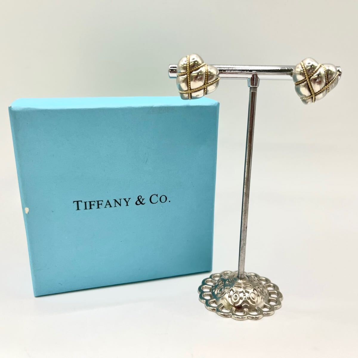【目立った傷や汚れなし】美品 ピアス Tiffany&Co. ティファニー ハート チェーン ロープ 925 750 K18 シルバー×ゴールドの落札情報詳細 - Yahoo!オークション落札 ...