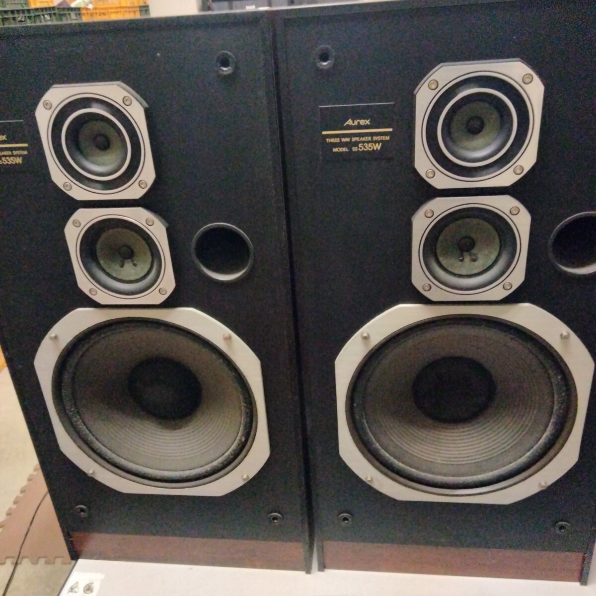 【目立った傷や汚れなし】Aurex 東芝 スピーカーシステム SS-535W スピーカーペア 動作確認 現状品 美品の落札情報詳細 - Yahoo!オークション落札価格検索 オークフリー