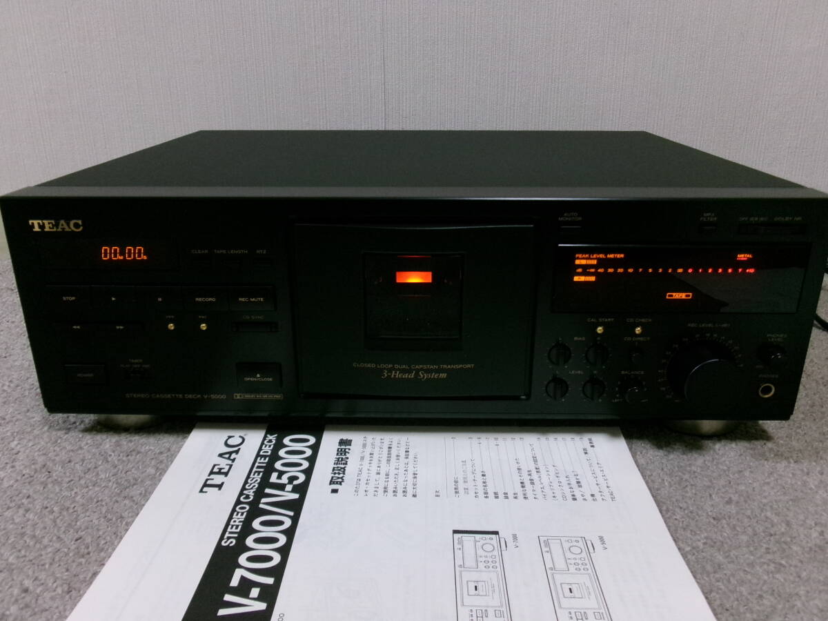 【目立った傷や汚れなし】【程度に自信あり/絶対満足】TEAC V-5000 美品良好 高音質3ヘッド この機会に是非の落札情報詳細 ...
