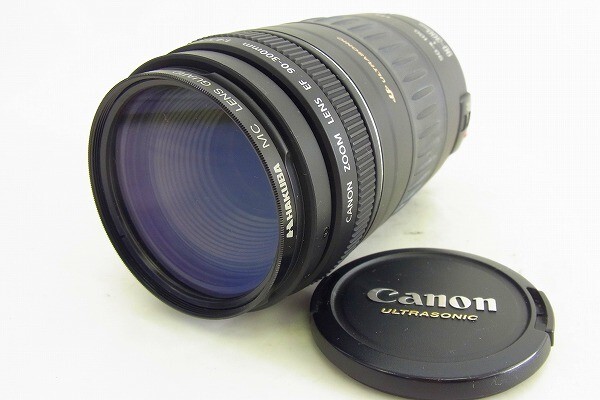 【傷や汚れあり】O1029-N40C-44 CANON キャノン EF 90-300㎜ 1：4.5-5.6 USM ULTRASCNIC ...