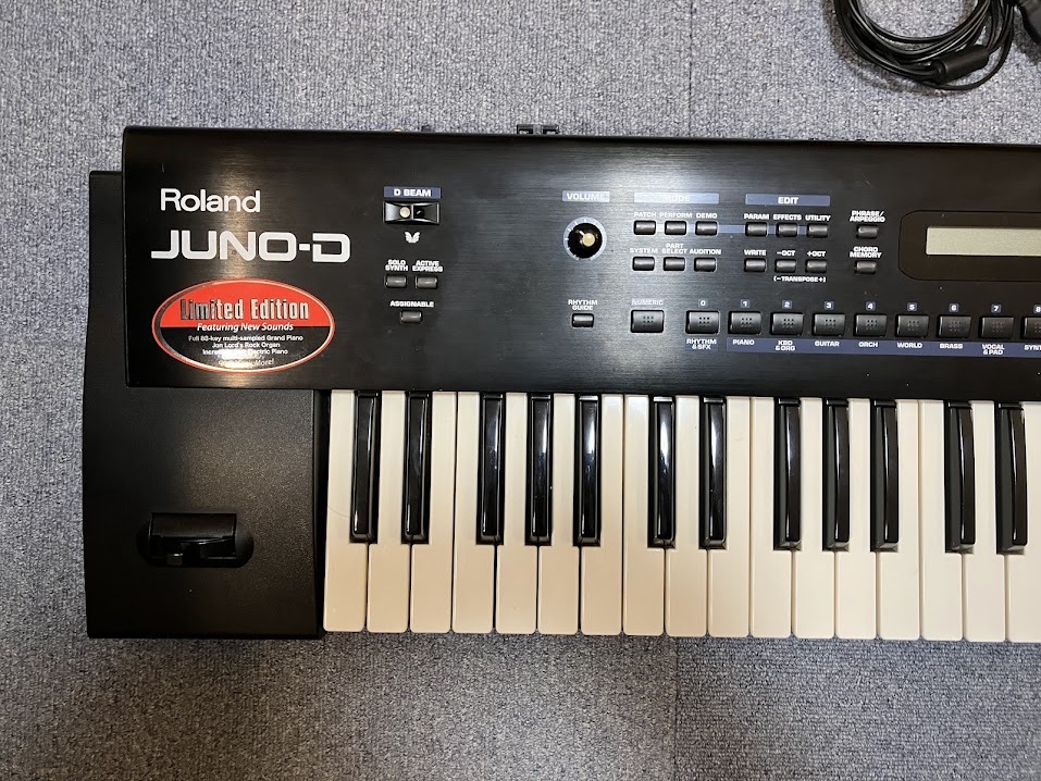 【やや傷や汚れあり】Roland ローランド JUNO-D Limited Edition シンセサイザーの落札情報詳細 - Yahoo!オークション落札価格検索 オークフリー