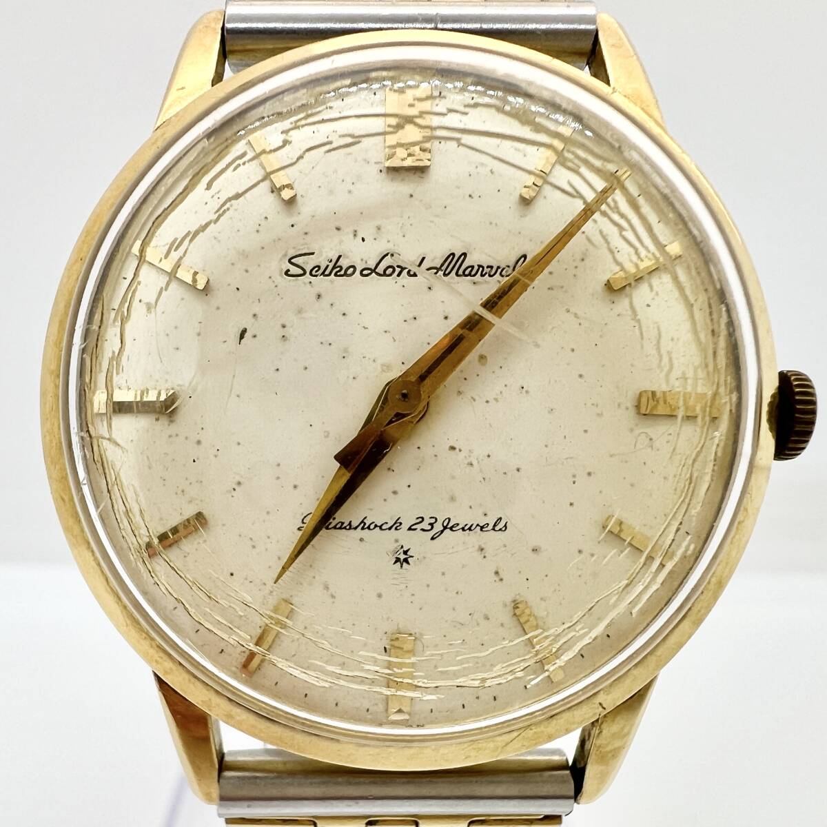 【やや傷や汚れあり】3246 SEIKO セイコー Lord Marvel ロードマーベル K18 23石 手巻き メンズ 腕時計 稼働品 総58.1gの落札情報詳細 - Yahoo ...
