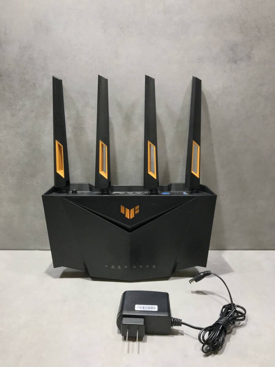 【やや傷や汚れあり】S9446 ASUS TUF-AX4200 v6プラス/OCNバーチャルコネクト対応 デュアルバンド Wi-Fiルーター 無線ルーター 通電OK【ジャンク】240116の ...