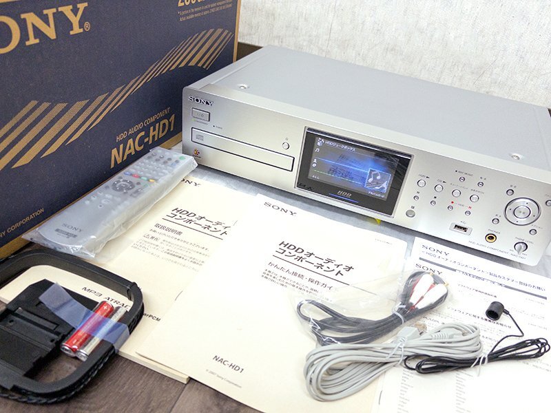 【未使用に近い】 展示品 SONY NAC-HD1 HDDオーディオレコーダー CDプレーヤー ソニー の落札情報詳細 - Yahoo ...