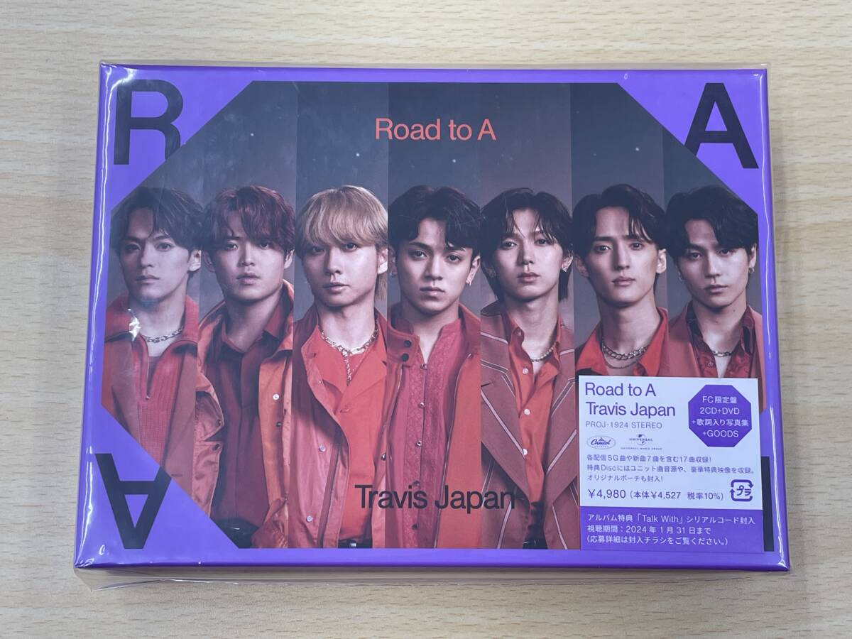 【未使用】060 A-242/≪1円スタート!!≫ 【未開封品】 Travis Japan CD Road to A [DVD付FC限定盤] 2CD＋DVD＋グッズの落札情報詳細 ...