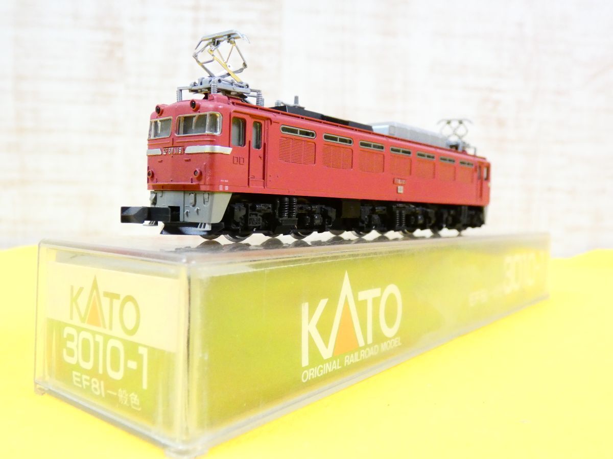 【やや傷や汚れあり】(TDM-4) KATO カトー 3010-1 EF-81 一般色 電気機関車 Nゲージ 鉄道模型 ※動作未確認＠送料 ...