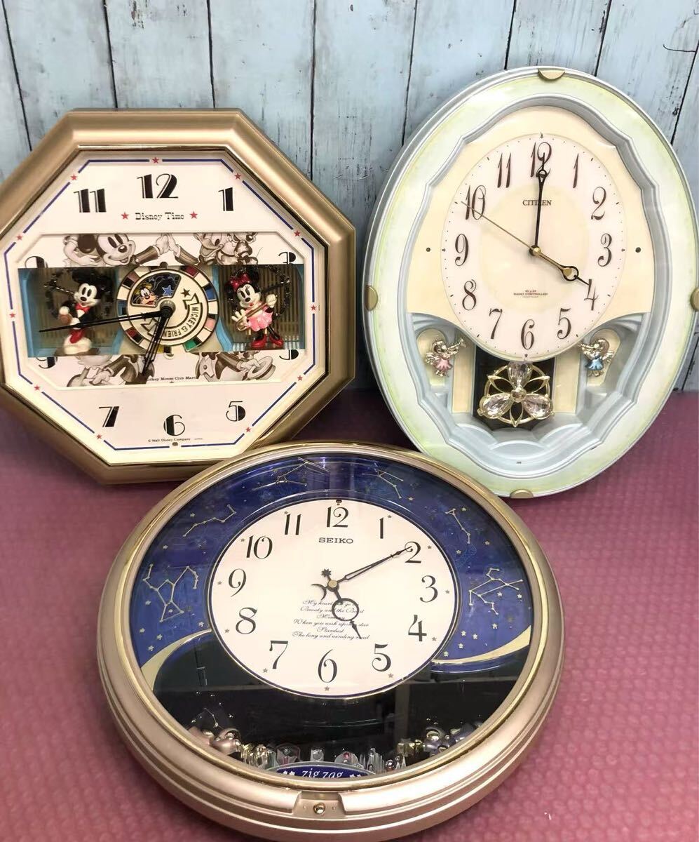 【傷や汚れあり】CITIZEN/SEIKO/small world など 掛け時計 計5個まとめ 中古現状品 動作未確認 (140s)の落札 ...