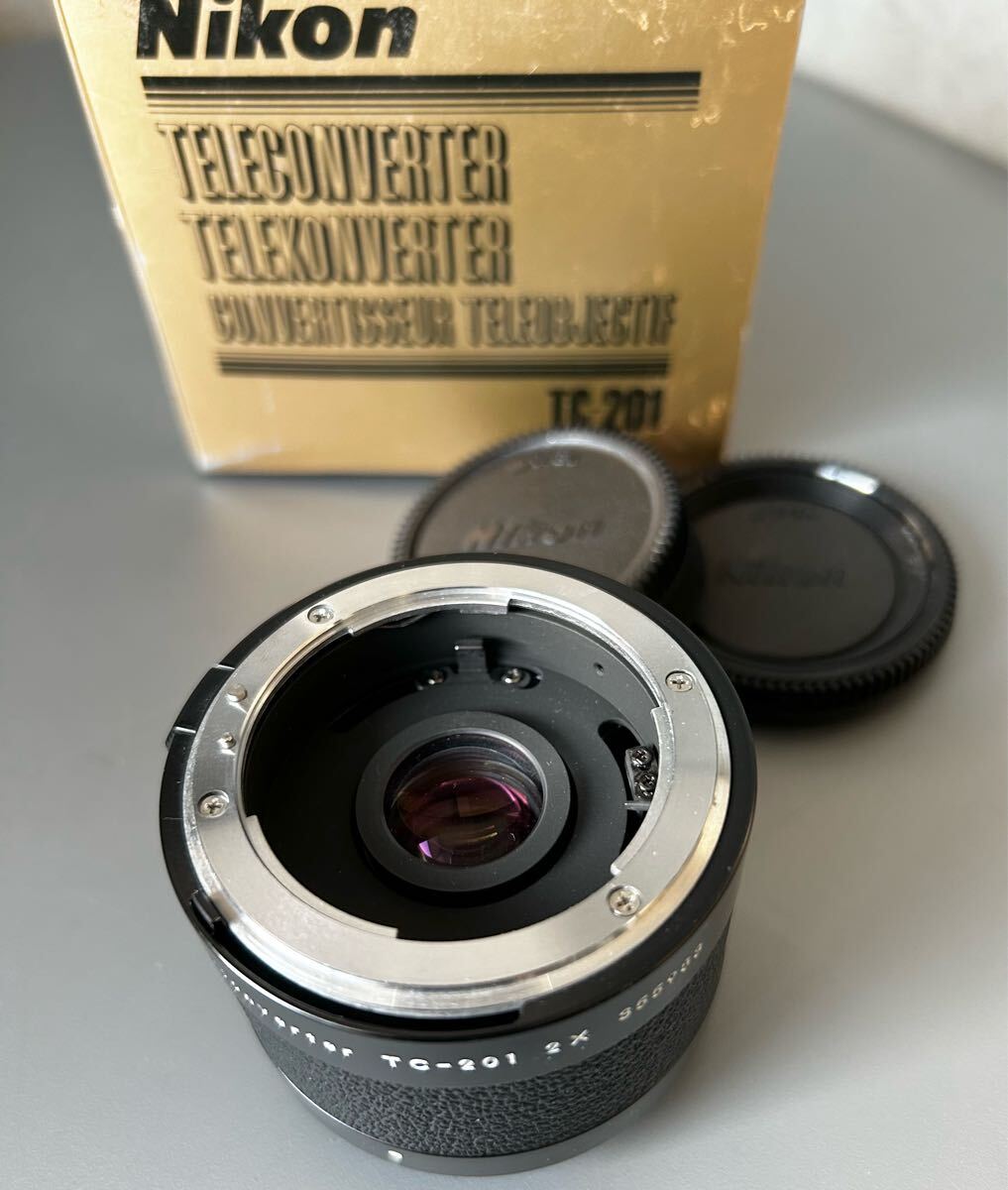 【目立った傷や汚れなし】【推奨美品！】[Nikon Teleconverter TC-201 2x]ニコン 2倍テレコンバーター TC-201 ...