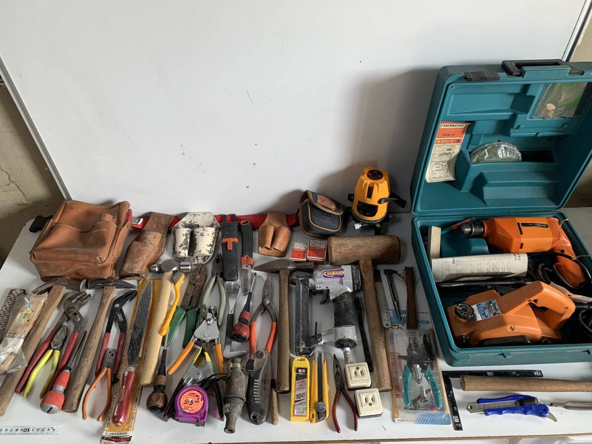【傷や汚れあり】⑤u703 工具 道具 電動工具 DIY ハンドツール 光学測定器 電動ドリル コンセント 電気かんな 装備品ベルト ハンマー 鑢 メジャー 等の落札情報詳細 - Yahoo ...
