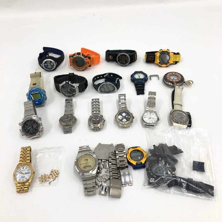 【全体的に状態が悪い】腕時計 おまとめ CASIO G-SHOCK/ TIMEX/SPALDING/ALBA/PLAYBOY/SHARIX/他 ...