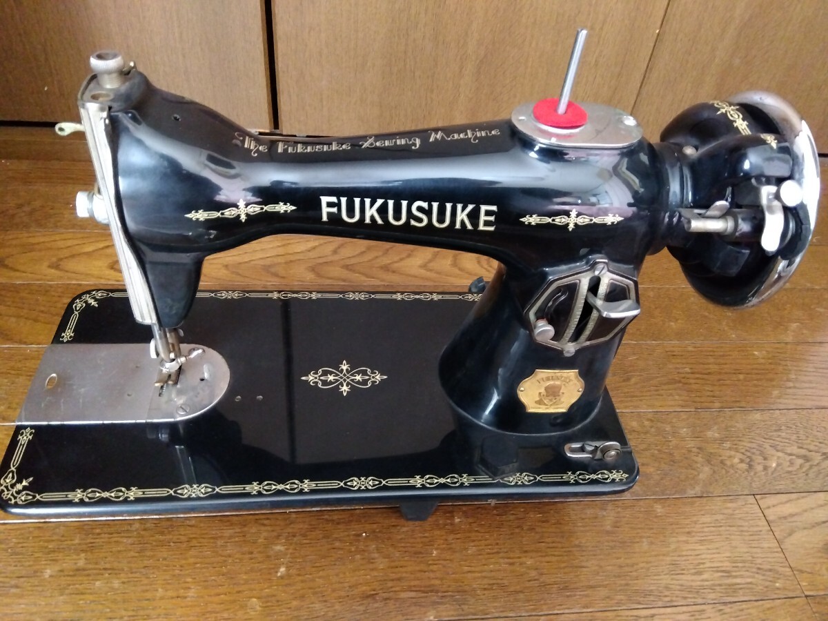 【傷や汚れあり】福助 足踏みミシン ジャンク FUKUSUKE アンティークミシン アンティーク 昭和レトロの落札情報詳細 - Yahoo ...
