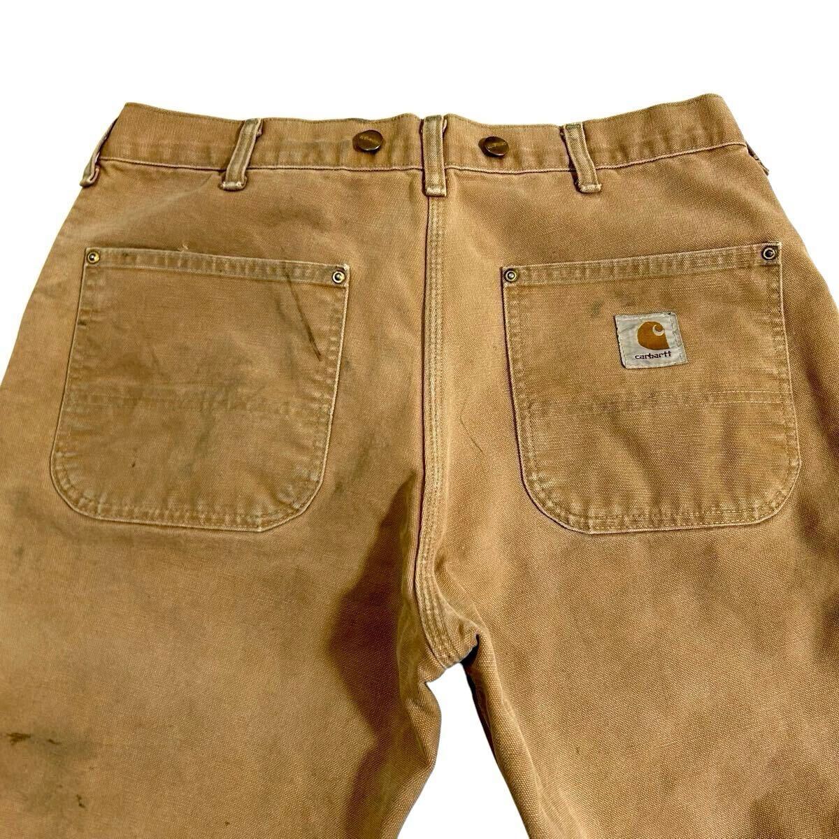 【傷や汚れあり】90s Carhartt USA製 ダック ライナー付き ダック ワークパンツ W36 L30 ビンテージ 90年代 アメリカ製 カーハート ペインター ダブルニーの落札情報 ...