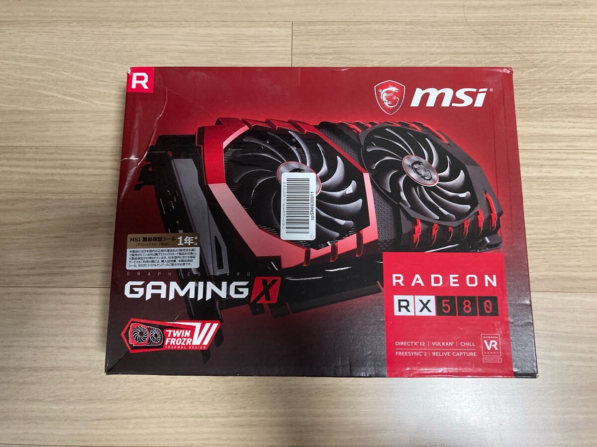 【やや傷や汚れあり】【動作品】msi RX 580 GAMING X 8Gの落札情報詳細 - Yahoo!オークション落札価格検索 オークフリー