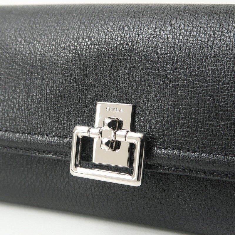 【目立った傷や汚れなし】MH3428*《FURLA フルラ》VILLA ヴィラ コンチネンタルウォレット レザーロングウォレット 長財布 ...