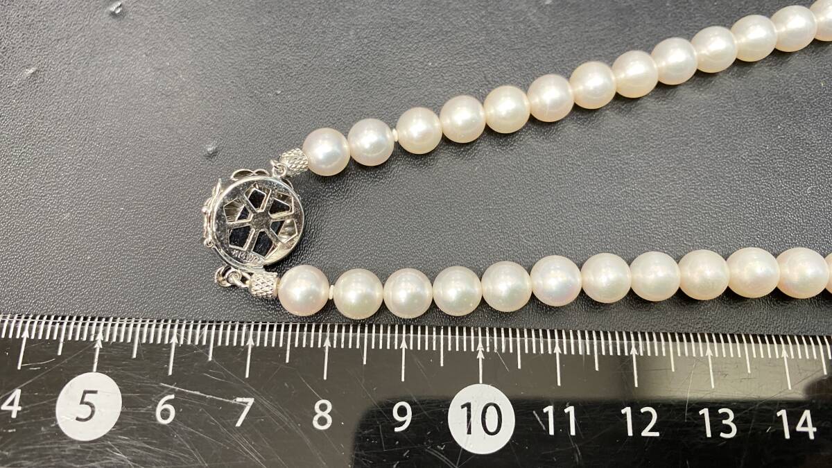 【目立った傷や汚れなし】【ほぼ未使用】 K14WG パール ネックレス 真珠 冠婚葬祭 首 14金 6.9mmの落札情報詳細 - Yahoo!オークション落札価格検索 オークフリー