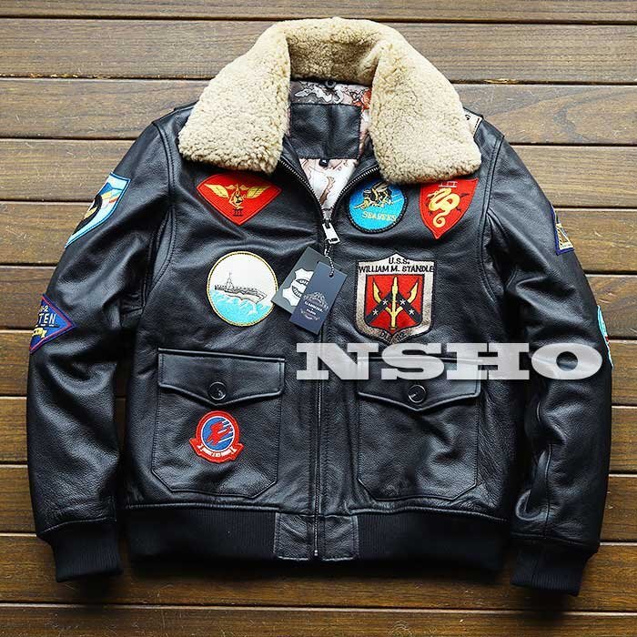 【未使用】最高峰15万 レア GABRIEL ステアハイド TYPE G-1 トップガンモデル フライトジャケット TOP GUN ボマー ボンバー レザー 牛革/46-4XL/2911の落札 ...