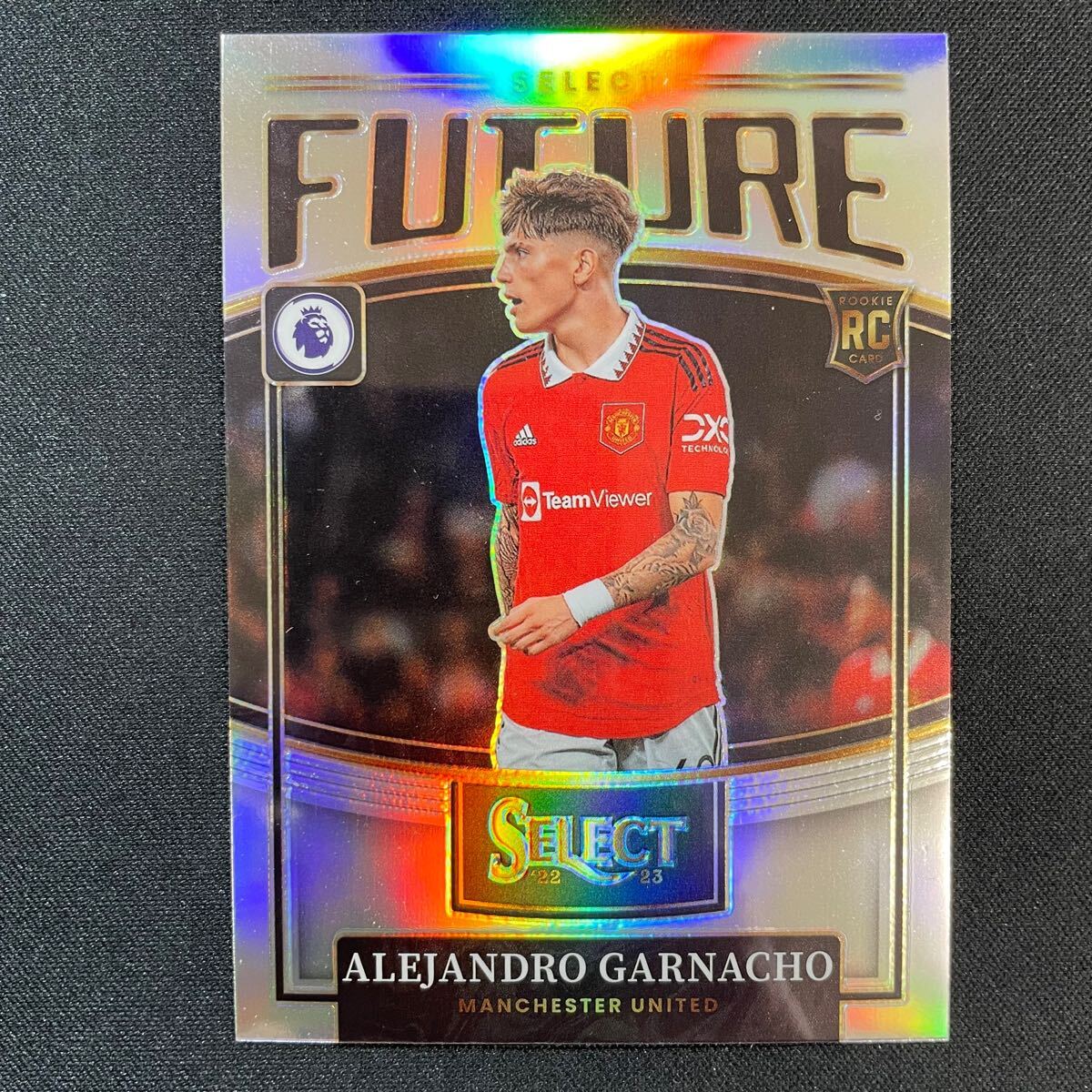 【目立った傷や汚れなし】2022-23 Panini Select EPL Future Silver Alejandro Garnacho ...