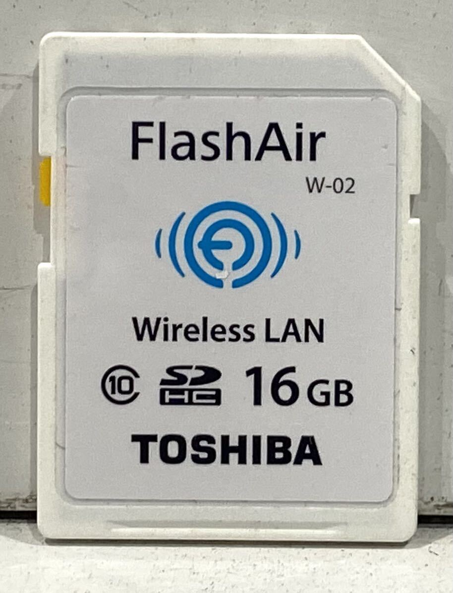 【目立った傷や汚れなし】 送料無料 TOSHIBA FlashAir WiFi搭載SDカード 16GB W-02 の落札情報詳細 ...