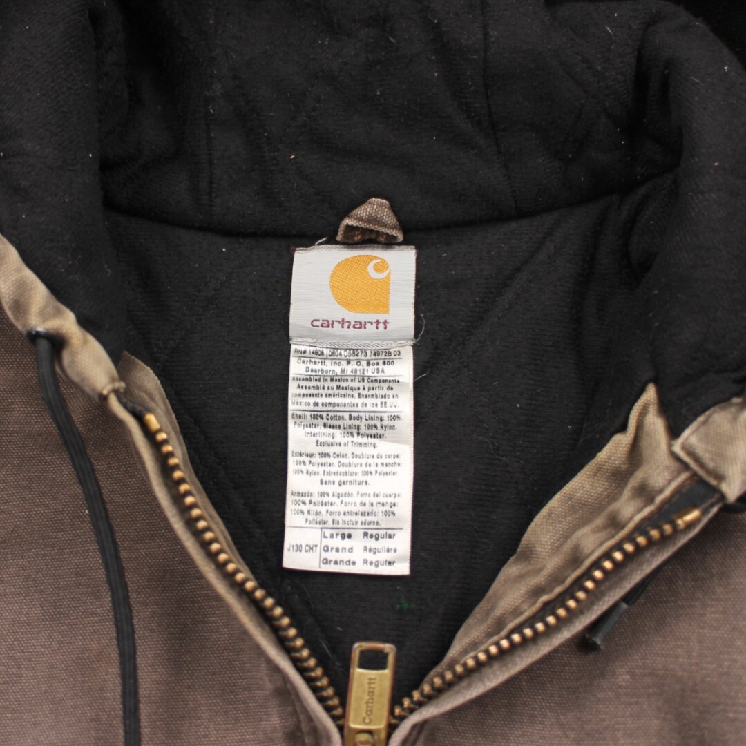 【やや傷や汚れあり】古着 00s MEXICO製 CARHARTT J130 ACTIVE JACKET CHT カーハート アクティブジャケット【Vintage】の落札情報詳細 ...