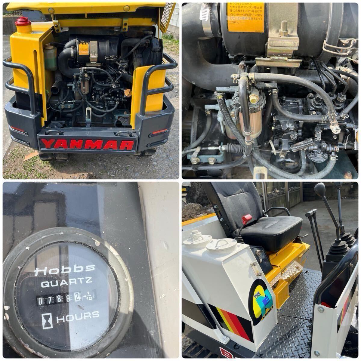 【目立った傷や汚れなし】YANMAR ヤンマークローラバックホー B17-1ゴムキャタ ユンボ 下取り強化 稼働時間 790Hの落札情報詳細 - Yahoo!オークション落札価格検索 オークフリー