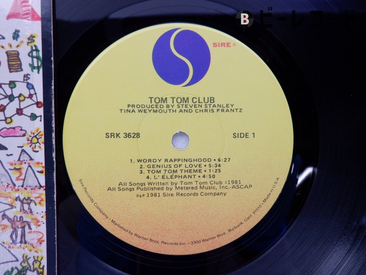 【やや傷や汚れあり】Tom Tom Club(トム・トム・クラブ)「Tom Tom Club」LP（12インチ）/Sire(SRK 3628 ...