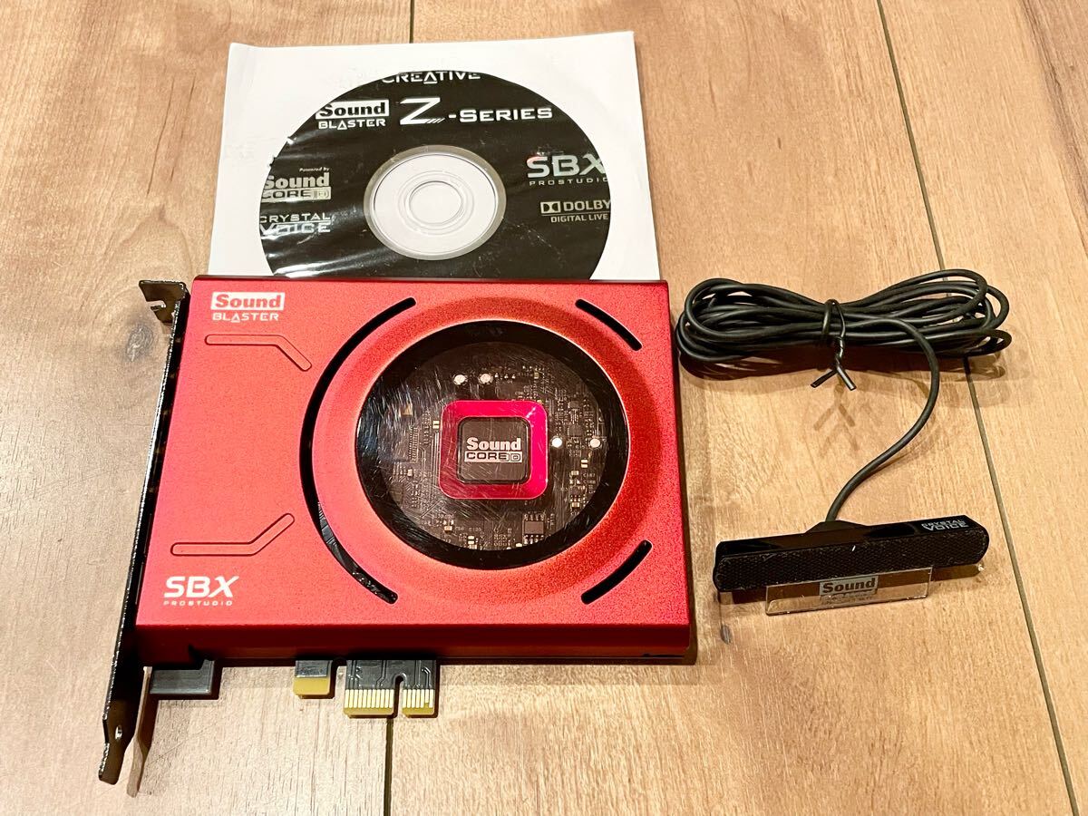 【やや傷や汚れあり】★送料無料★CREATIVE Sound Blaster SBX SB1500 サウンドカード クリエイティブ Beamforming マイク AV-SBBM 付属 ...