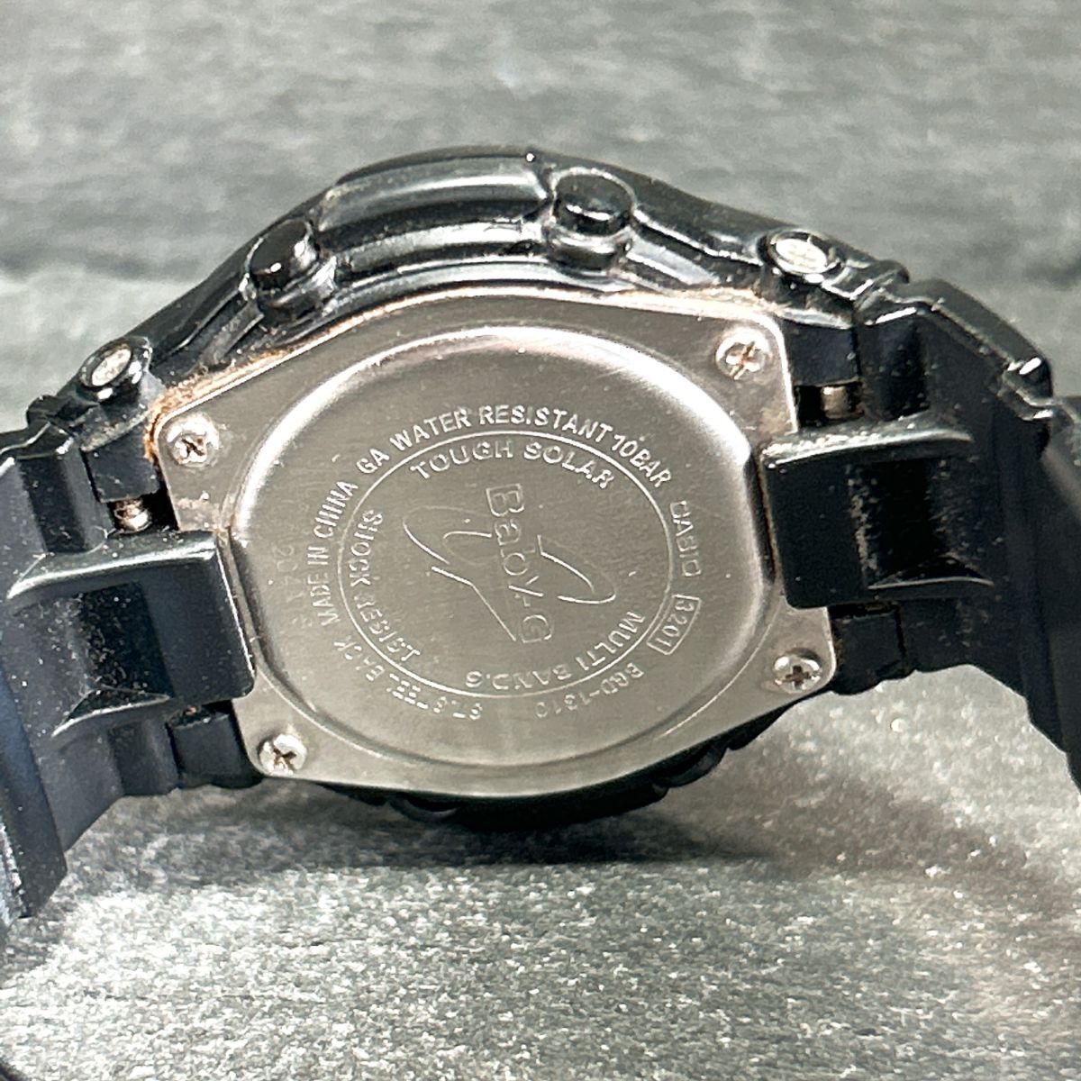 【目立った傷や汚れなし】美品 CASIO カシオ Baby-G ベビージー Reef リーフ WCCS世界サンゴ礁保護協会 BG-370WC ...